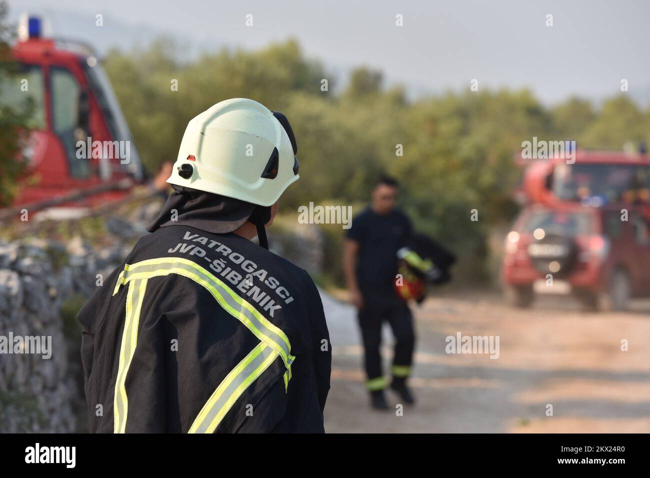 17.08.2017., Raslina, Croatia - Croatian Armed Forces are helping ...