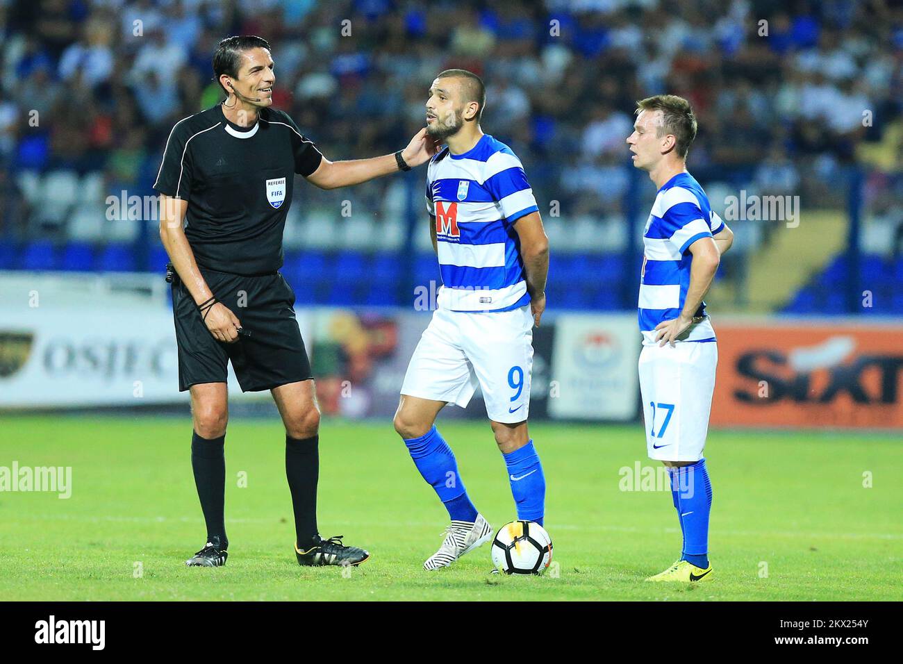 17.08.2017., stadium Gradski vrt, Osijek, Croatia - The first leg of ...