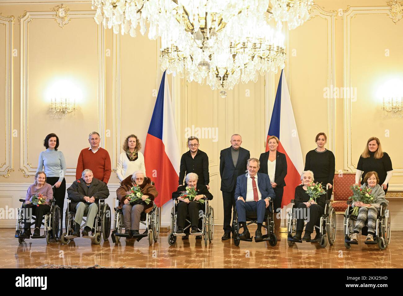 Prague, Czech Republic. 30th Nov, 2022. Czech President Milos Zeman ...