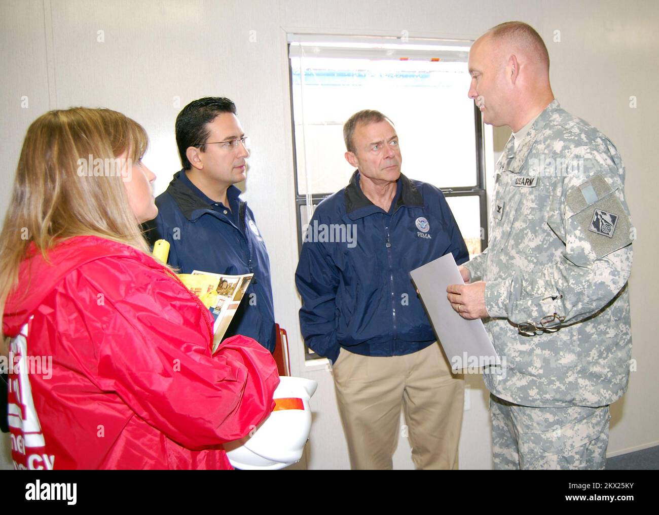Opening temporary administrative bldgs for the cedar rapids scho ...