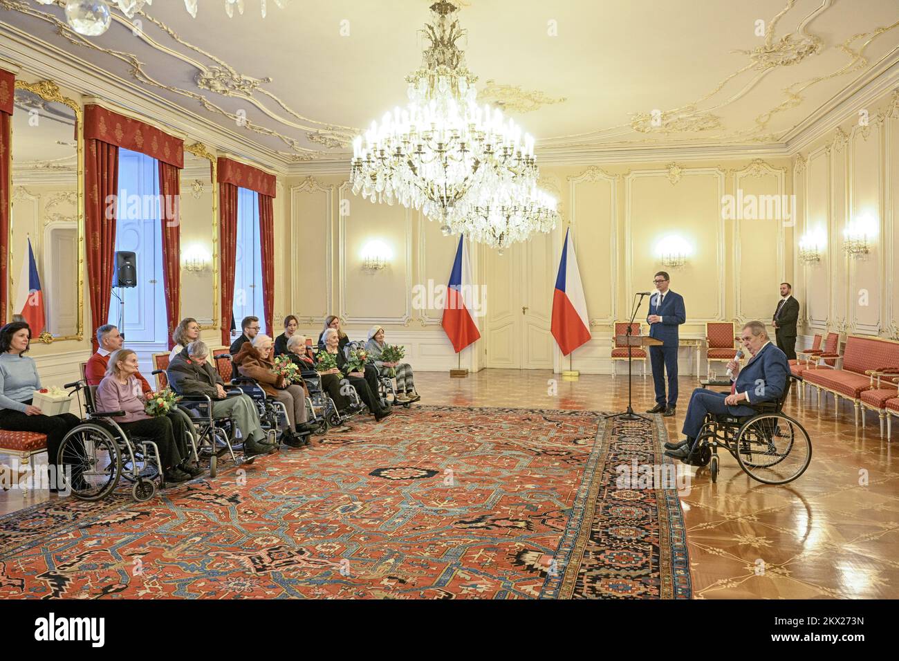 Prague, Czech Republic. 30th Nov, 2022. Czech President Milos Zeman ...