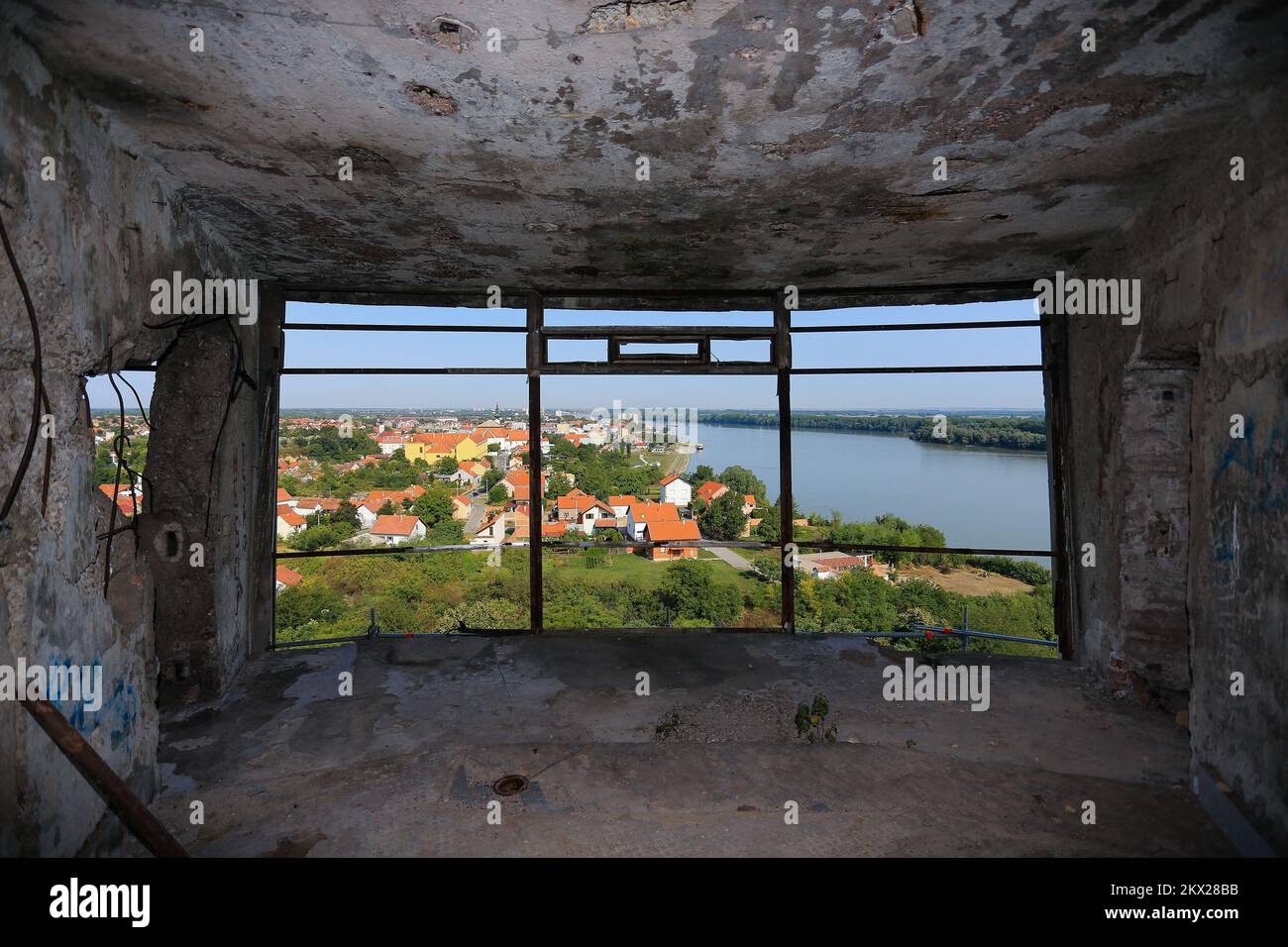 23.08.2017., Vukovar, Croatia - Reconstruction of Vukovar Water Tower ...