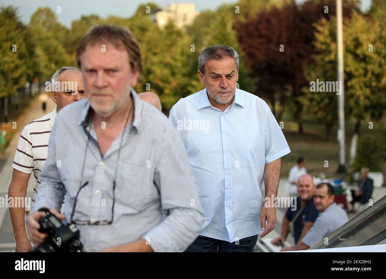 01.09.2017., Zagreb, Croatia - Muslims gathered in mosque before ...