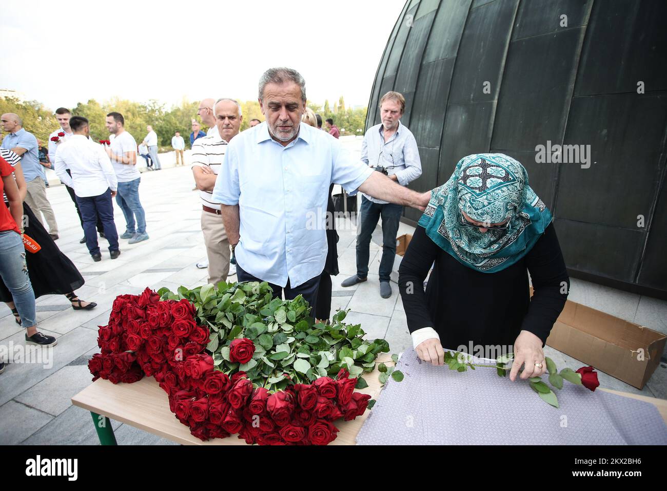 01.09.2017., Zagreb, Croatia - Muslims gathered in mosque before ...