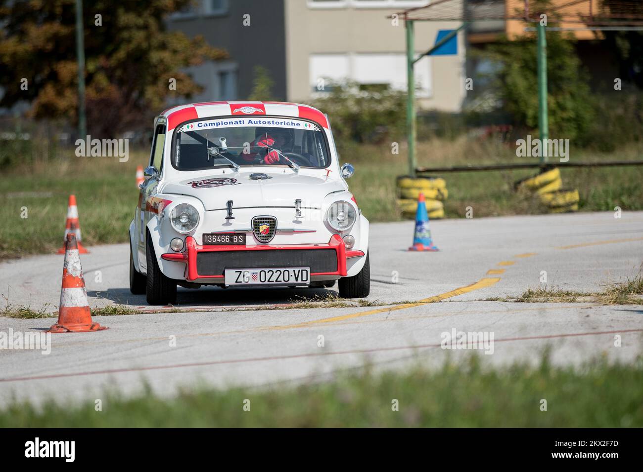 09.09.2017., Zagreb, Croatia - Driver Damir Vidakovic performed as a ...