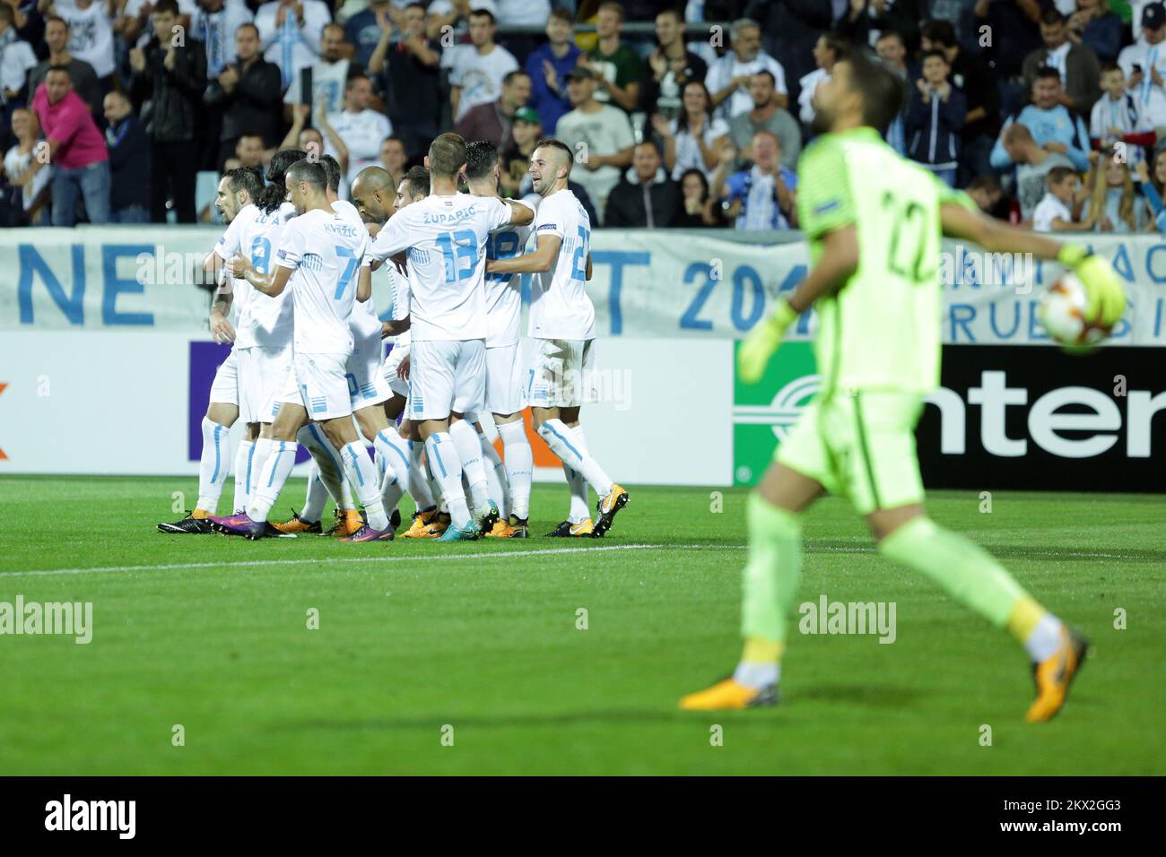 14.09.2017., Rijeka, Croatia - UEFA Europa League, group D, HNK Rijeka ...