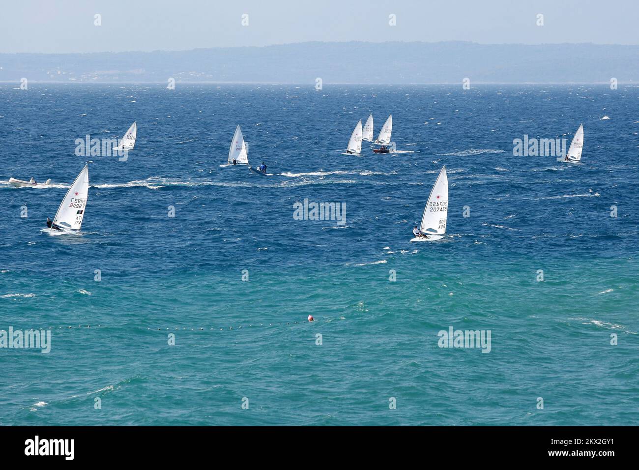 16.09.2017., Croatia, Split - World Cup Sailing Laser Standard. Photo ...