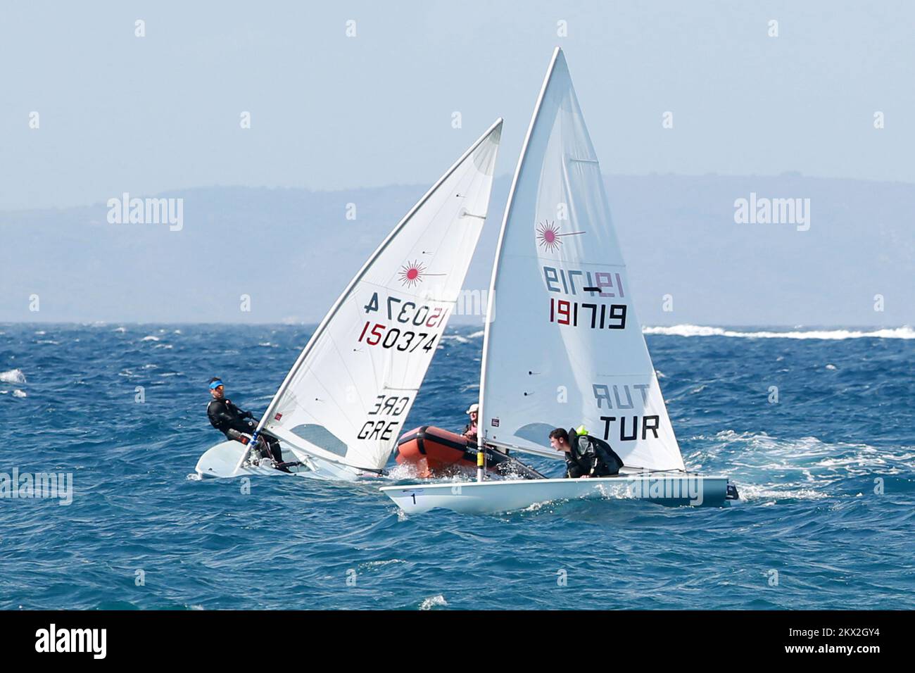 16.09.2017., Croatia, Split - World Cup Sailing Laser Standard. Photo ...