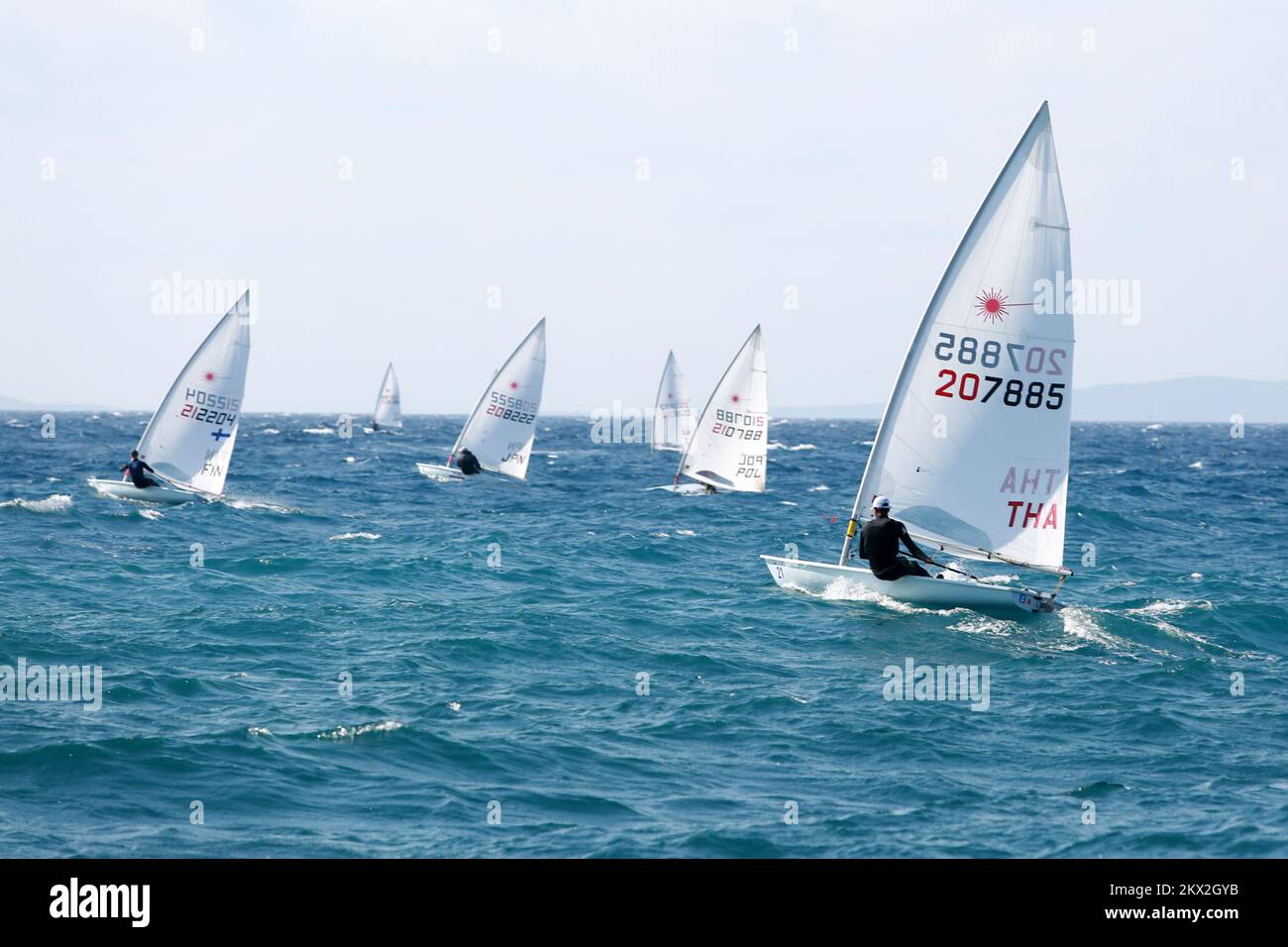 16.09.2017., Croatia, Split - World Cup Sailing Laser Standard. Photo ...