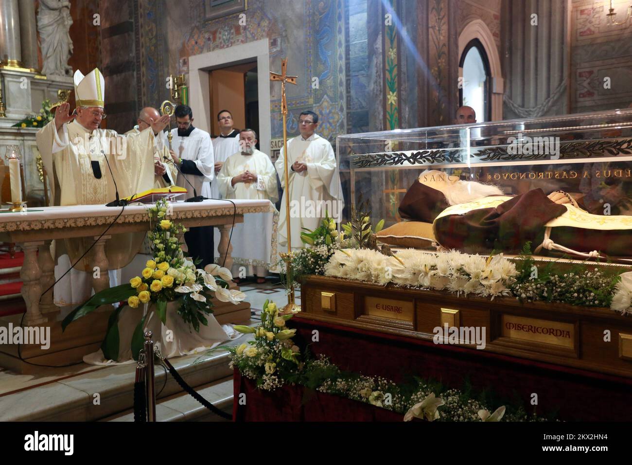 17.09.2017., Split, Croatia - Incorrupt Body of Saint Leopold Bogdan ...