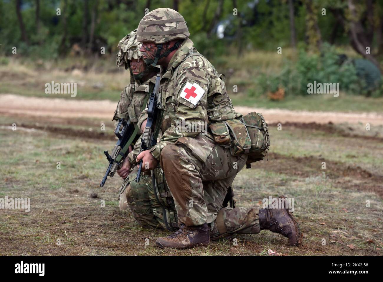 19.09.2017, Knin, Croatia - Military Exercise "SAVA STAR 17" of Croatia ...