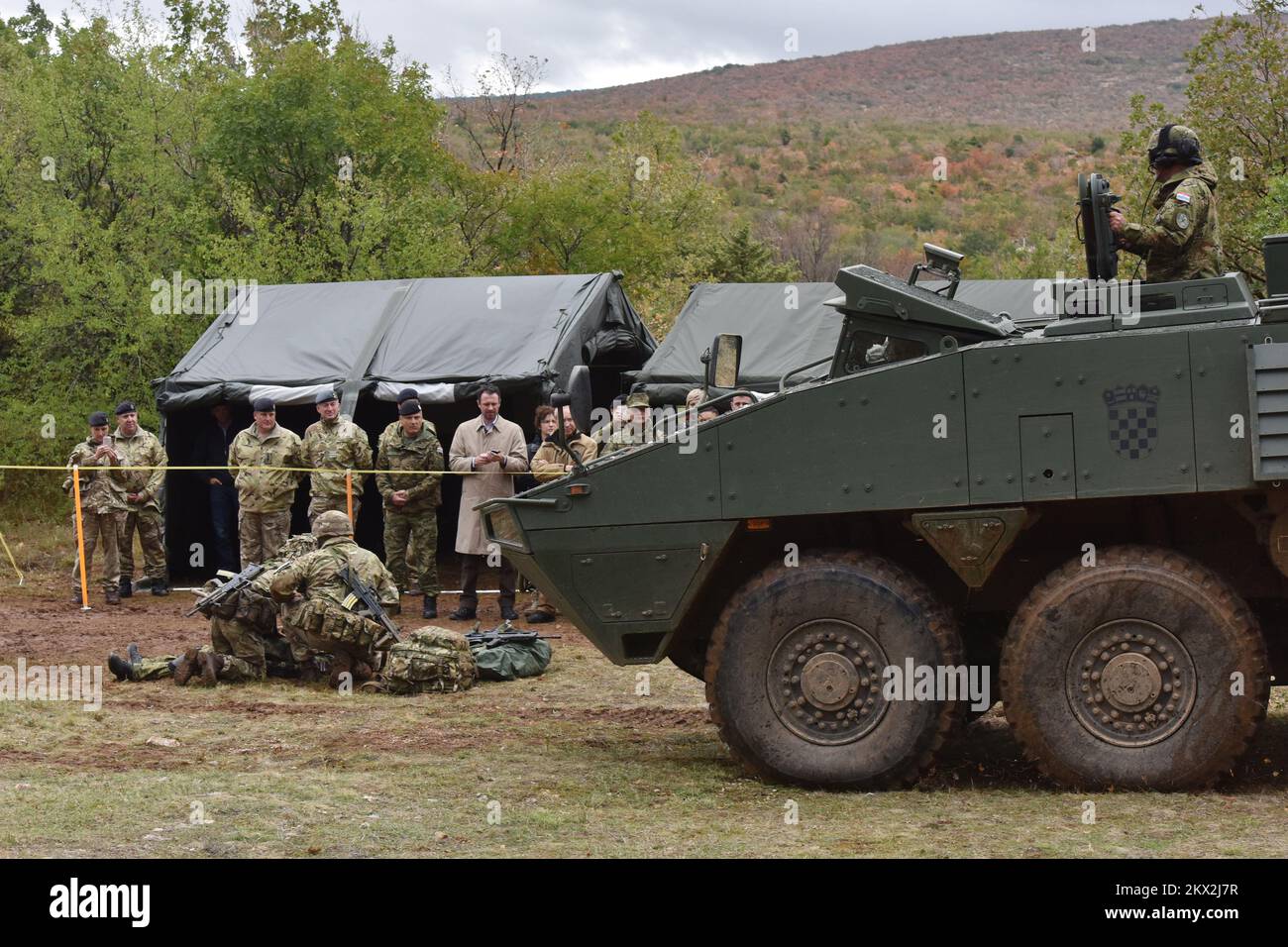 19.09.2017, Knin, Croatia - Military Exercise "SAVA STAR 17" of Croatia ...