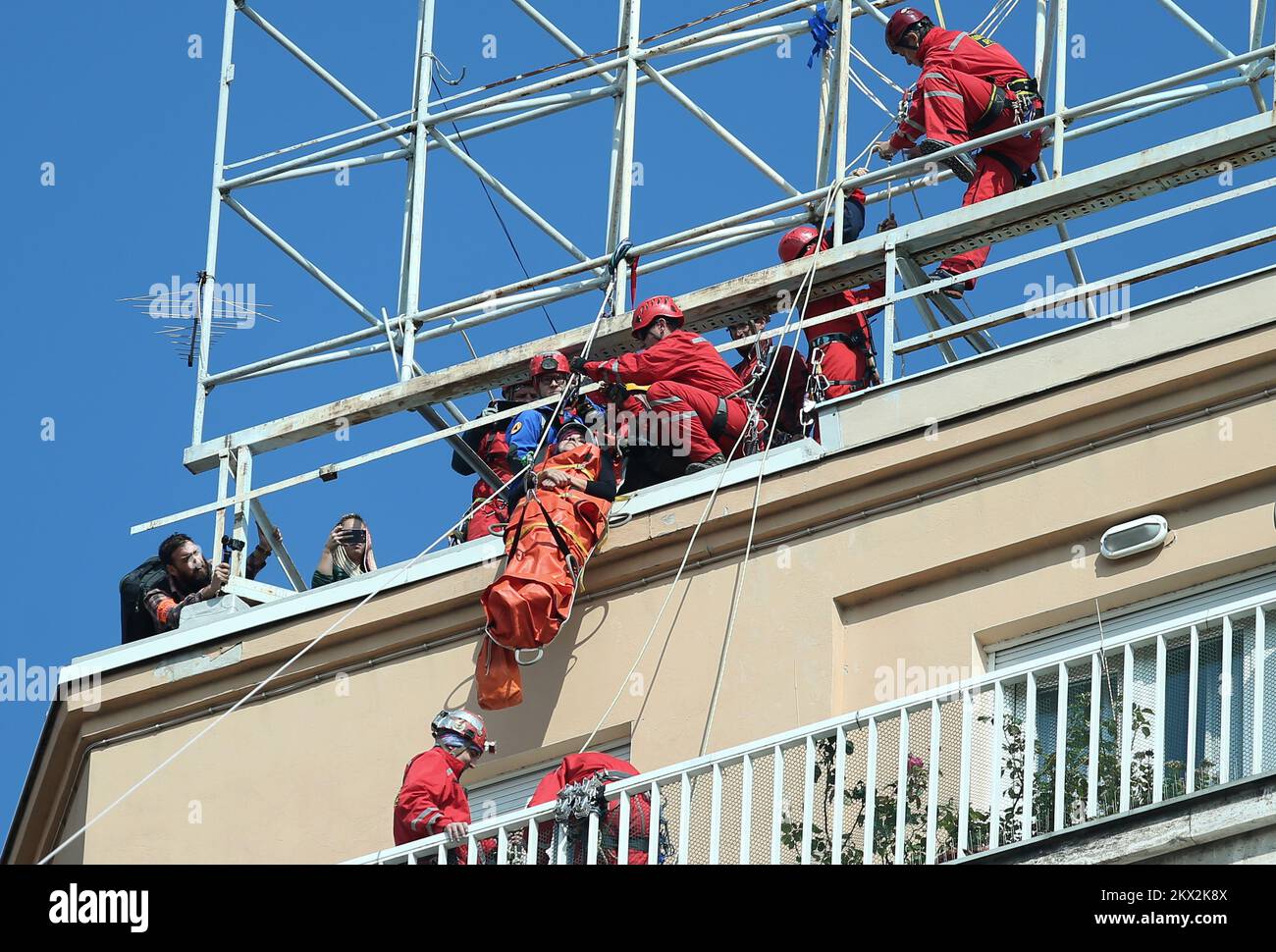 23.09.2017., Zagreb, Croatia - The Emergency Management Office and ...