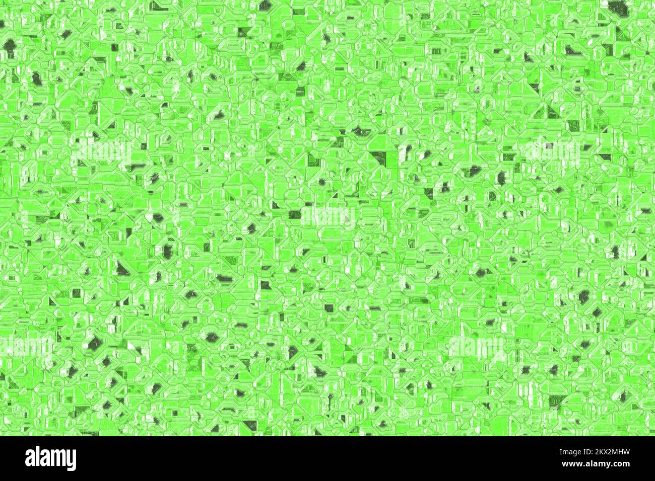 modern green optic crystal pattern digital drawn background texture ...