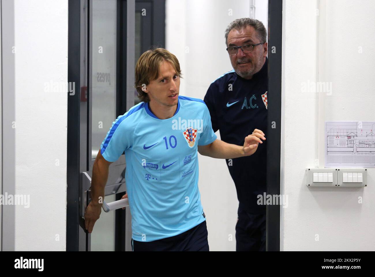 Croatian national football team luka modric player hi-res stock ...