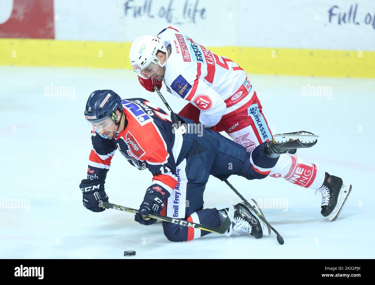 06.10.2017., Zagreb, Croatia - EBEL hockey league, 8th round, KHL ...