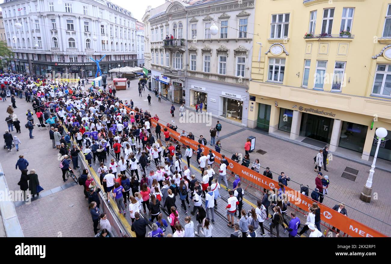 08.10.2017., Zagreb , Croatia - 26th Zagreb Marathon .The Zagreb ...