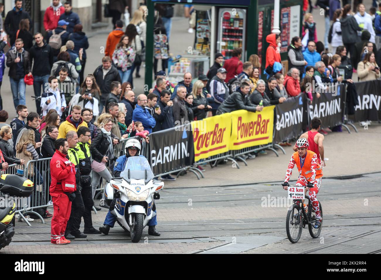08.10.2017., Zagreb , Croatia - 26th Zagreb Marathon .The Zagreb ...
