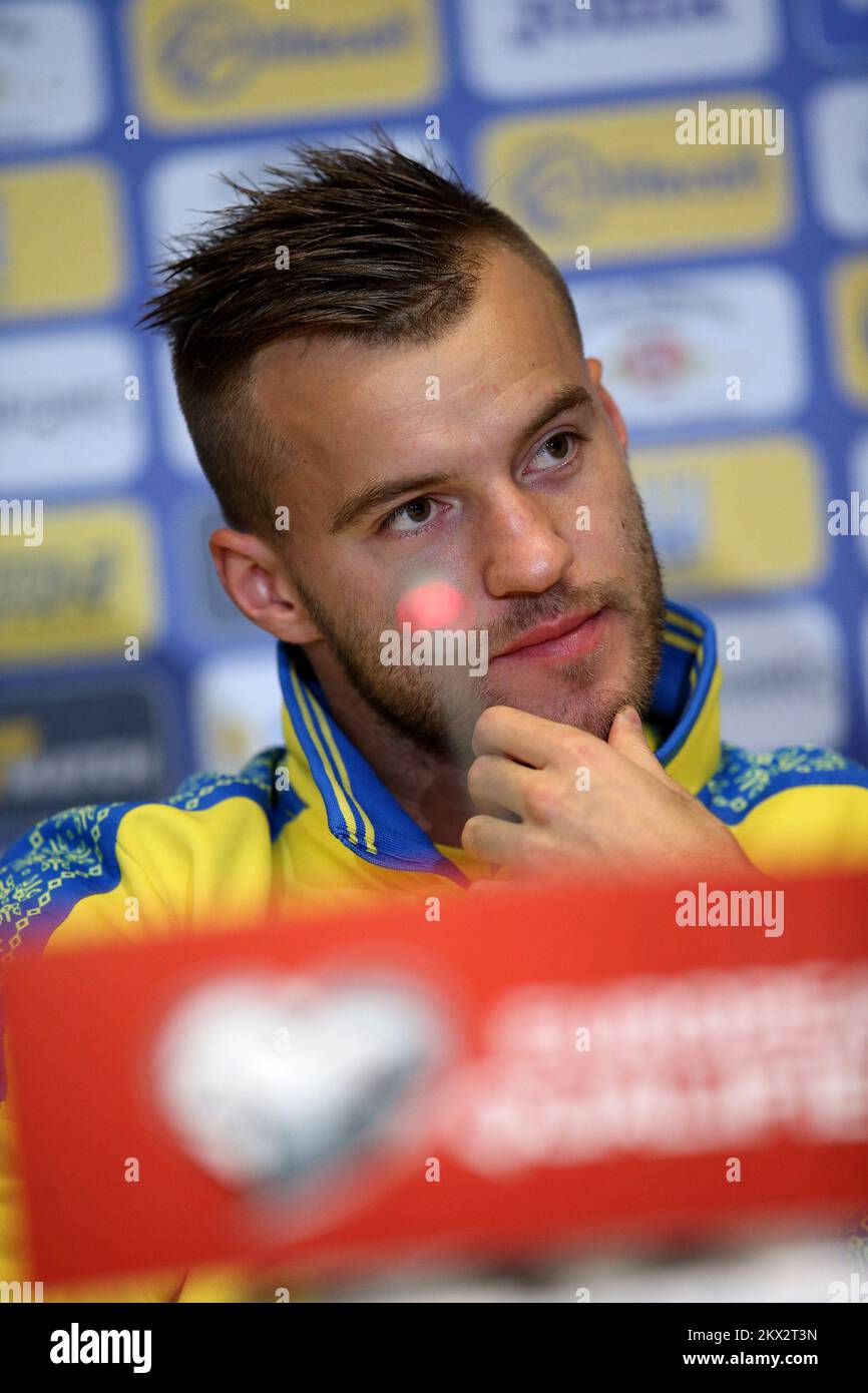 08.10.2017.,Kiev, Ukraine - Ukrainian soccer team coach Andriy ...