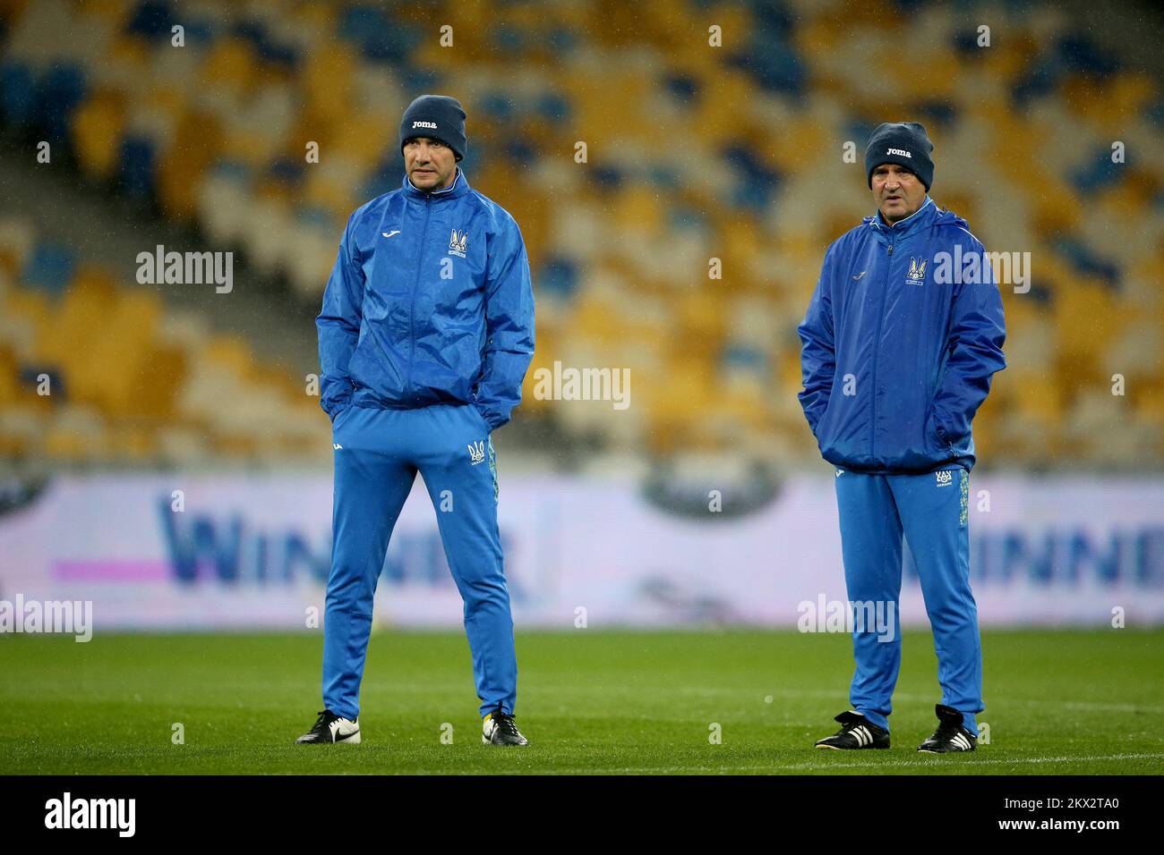 08.10.2017.,Kiev, Ukraine - Ukrainian football team training at stadium ...