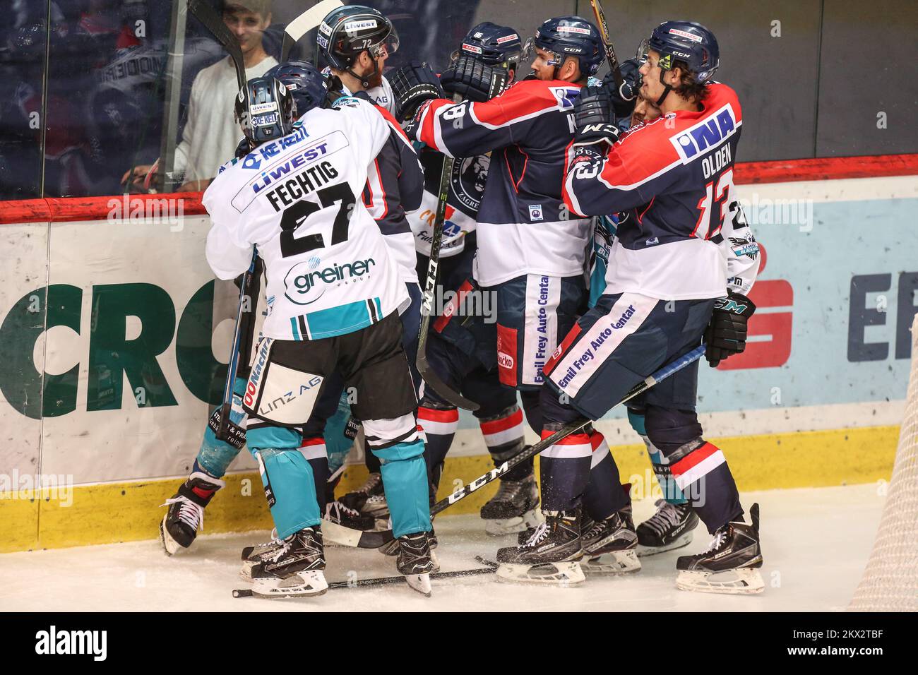 08.10.2017., Dom sportova, Zagreb, Croatia - EBEL League, 9th round ...