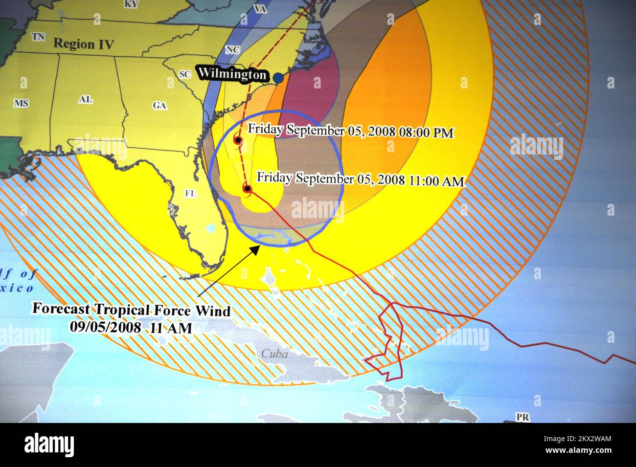 Washington, DC, September 5, 2008 This is the latest map FEMA has ...