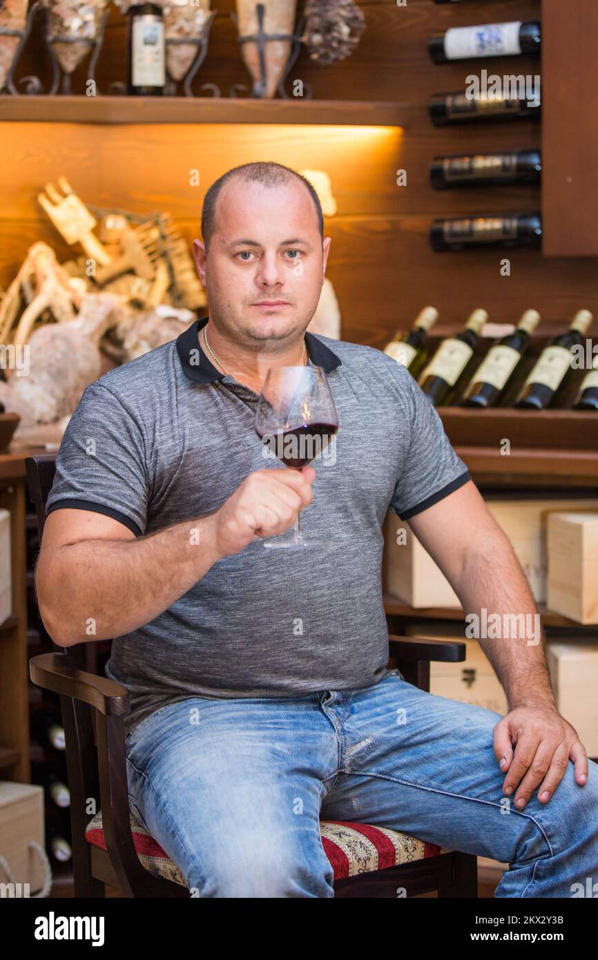 04.10.2017., Drace, Peljesac, Croatia - The first underwater Edivo Vina ...