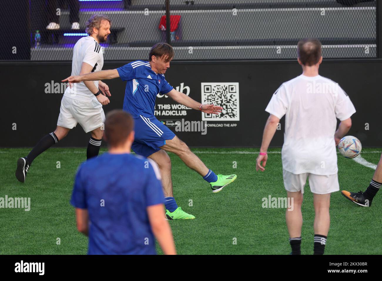Croatian former footballer and FIFA Legend Dario Simic plays for ...
