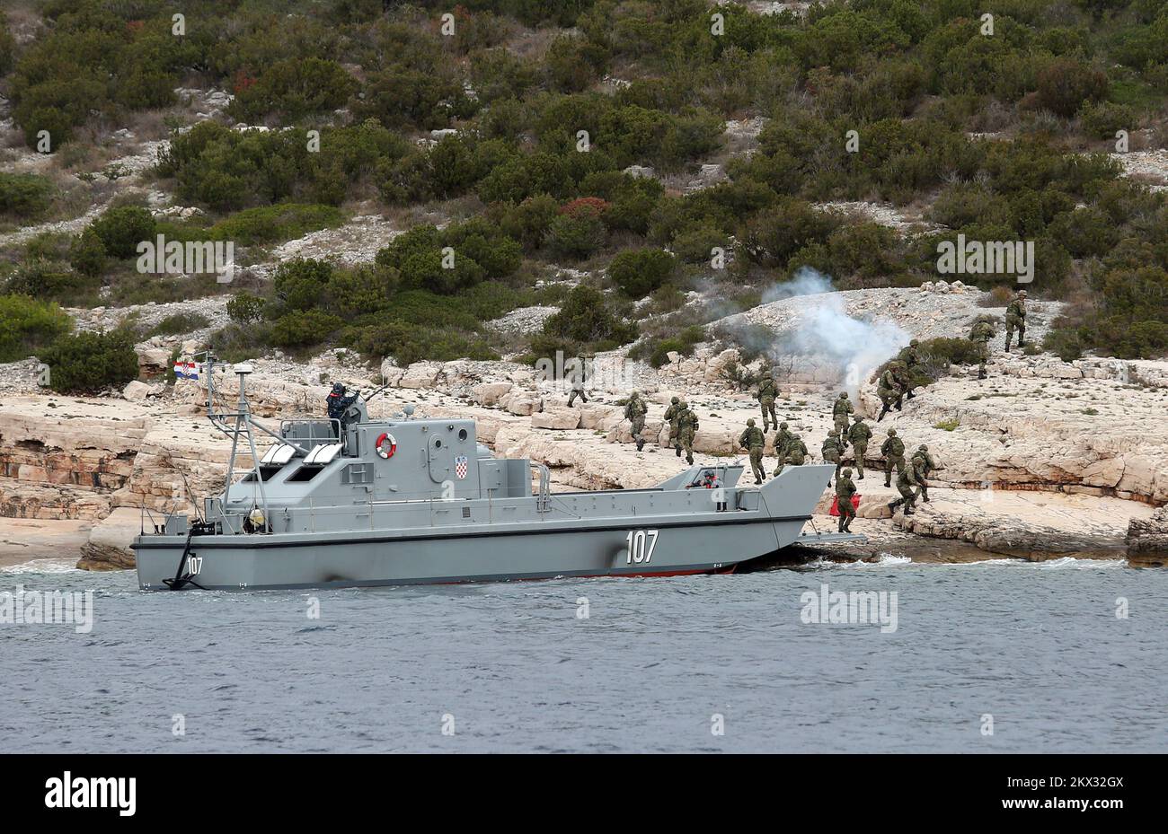 22.10.2017., Zirje, Croatia - The Croatian Navy's "Harpun 2017 ...