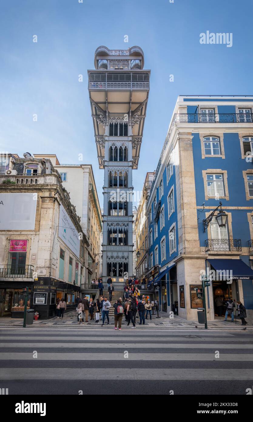 Elevador de santa justa lift elevador hi-res stock photography and ...