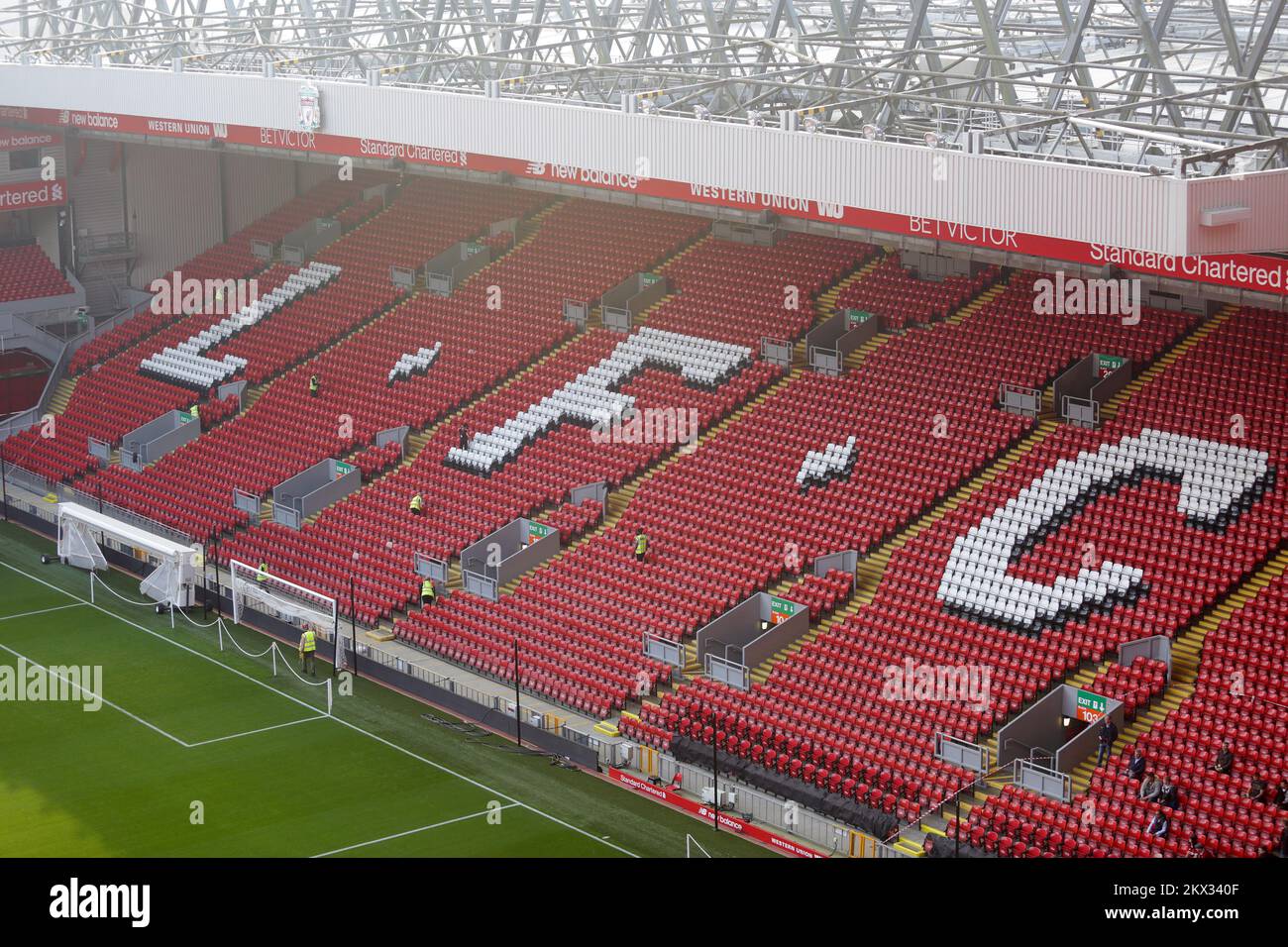 Spion kop at anfield hi-res stock photography and images - Alamy