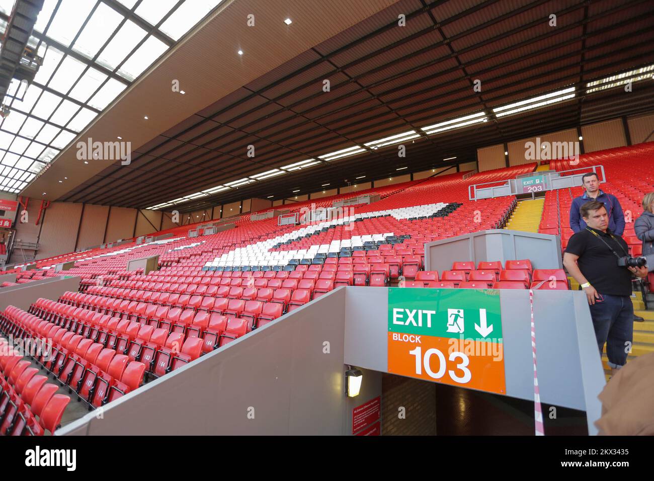 Centenary stand anfield hi-res stock photography and images - Alamy