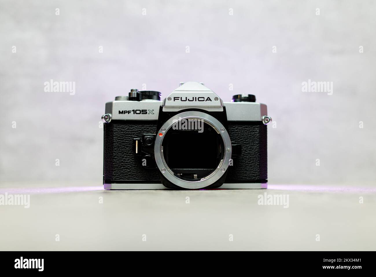 Newcastle UK: 2nd April 2022 Fujica (Fuji Fujifilm) MPF105x also known ...