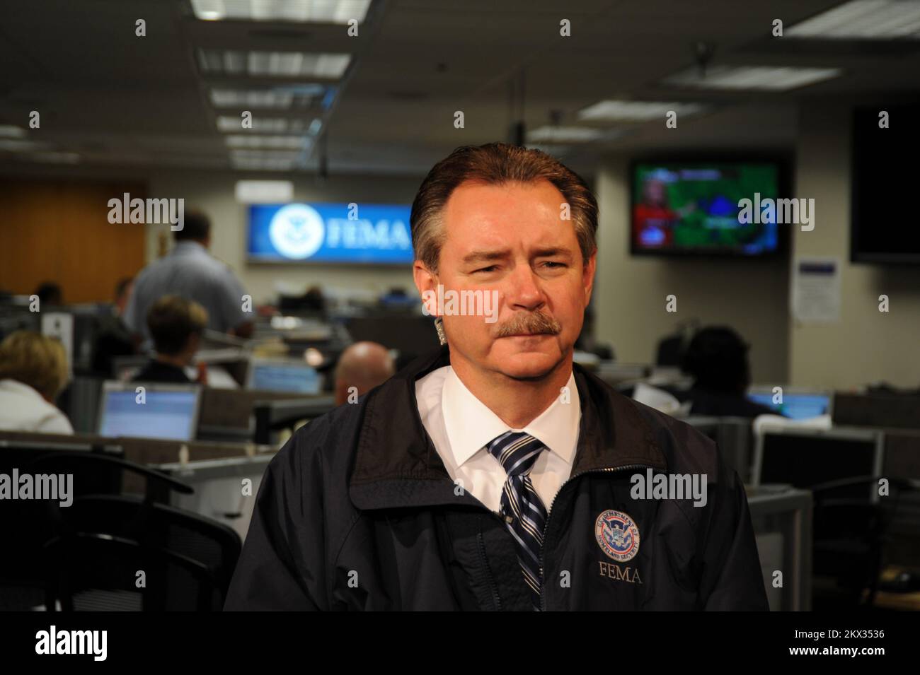 FEMA Administrator David Paulison in the FEMA Video Studio ...