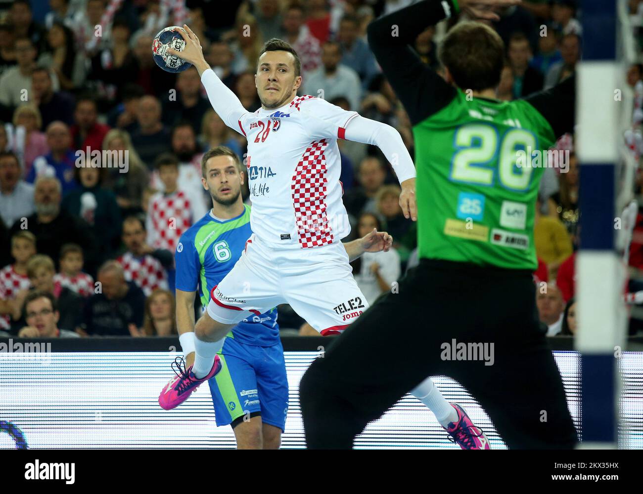 28.10.2017., Arena Zagreb, Zagreb - Handball friendly match - Croatia ...