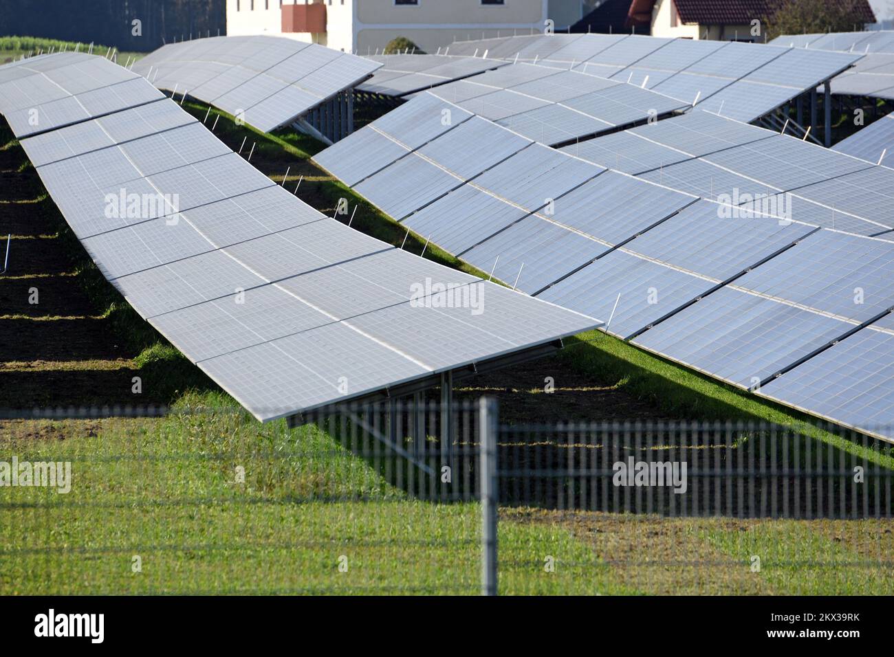 Solar campus with photovoltaic research power plant of EnergieAG in ...