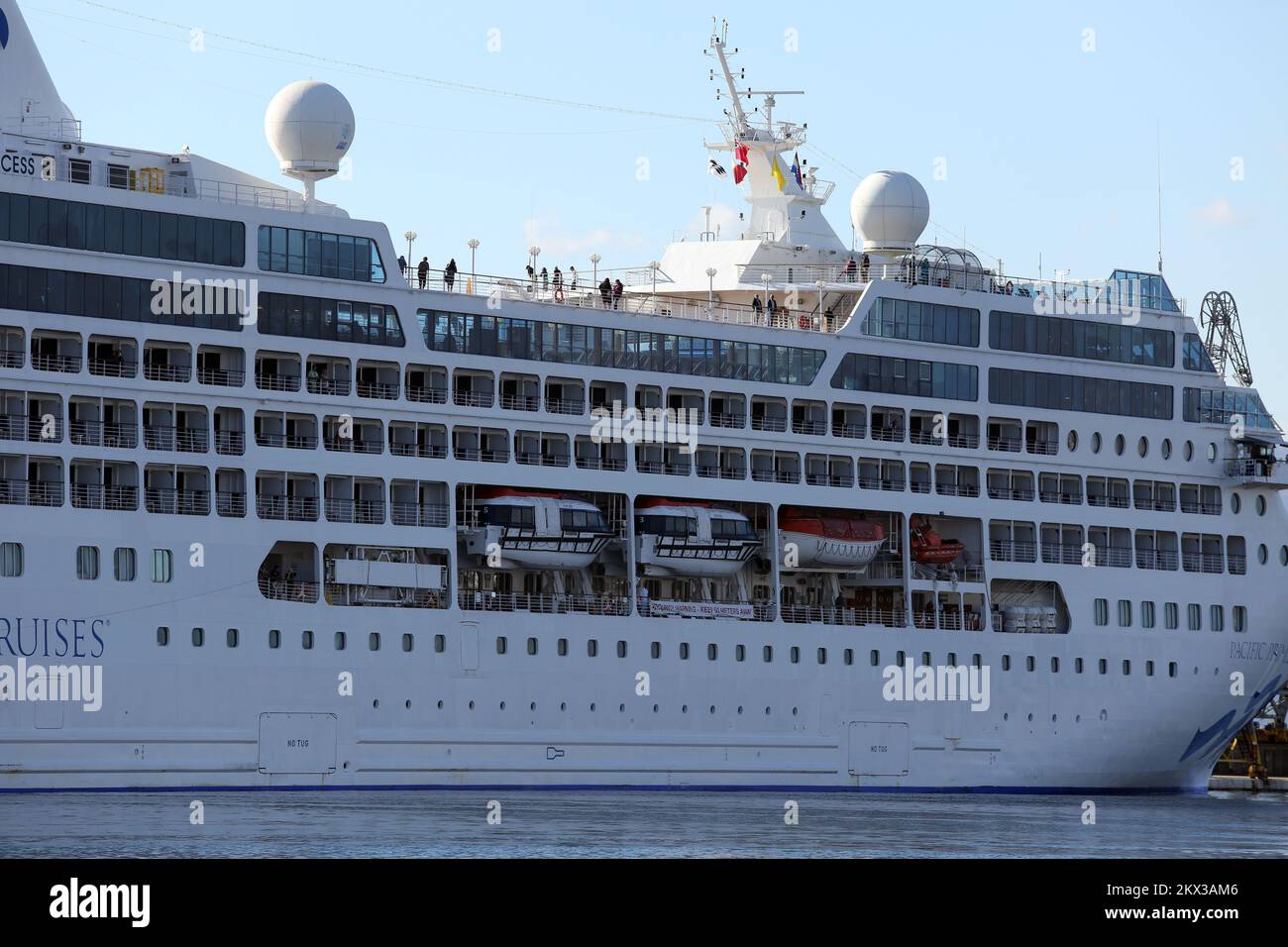 10.11.2017., Croatia, Rijeka - Cruise ship Pacific Princess with ...