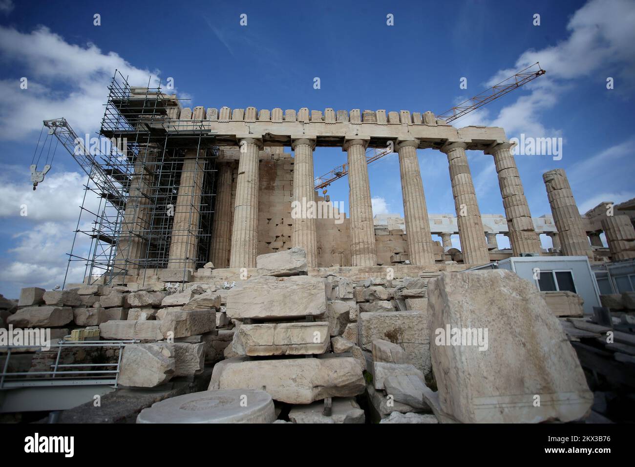 11.11.2017., Athens, Greece - The Acropolis of Athens is an ancient ...