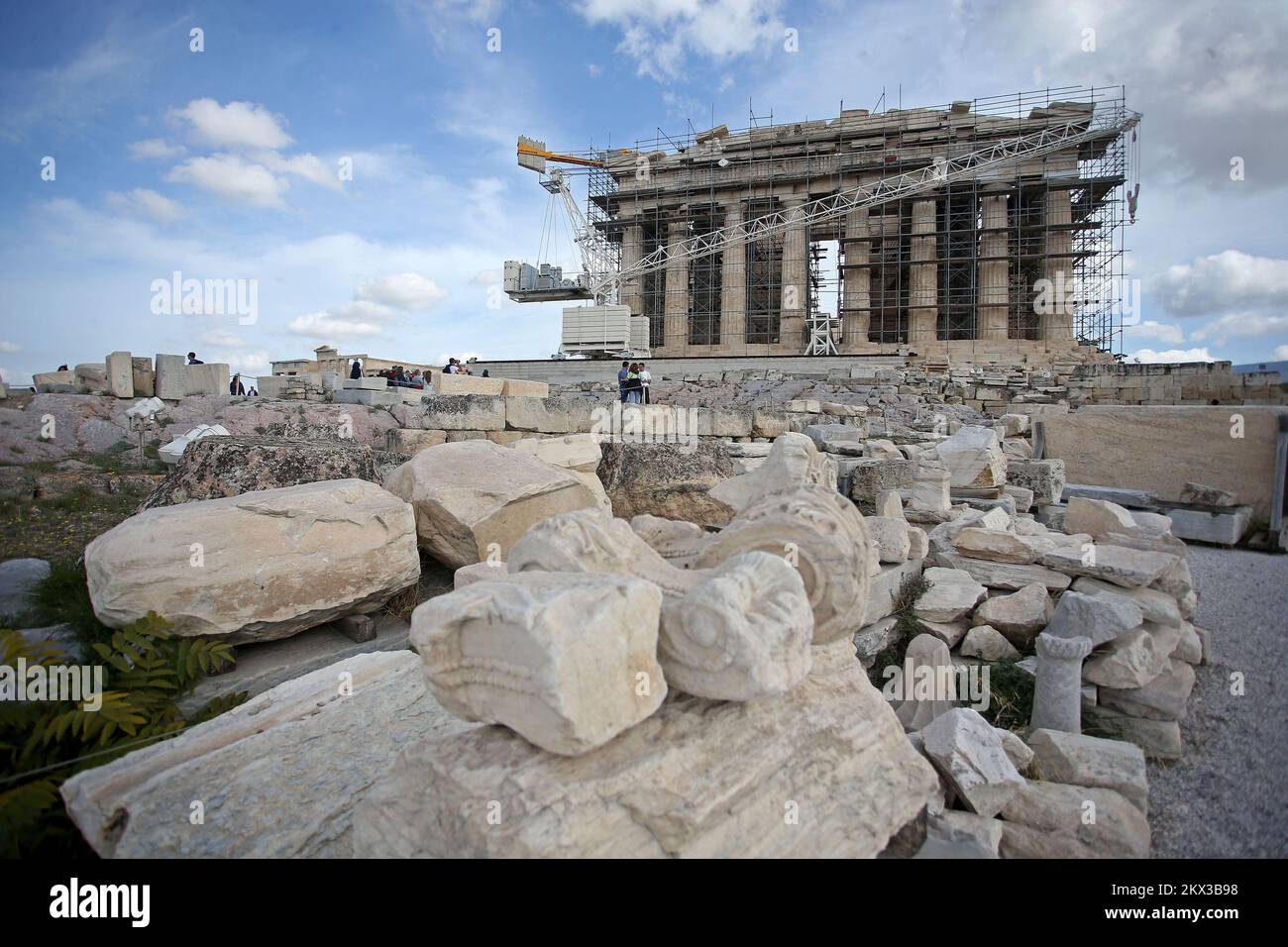 11.11.2017., Athens, Greece - The Acropolis of Athens is an ancient ...