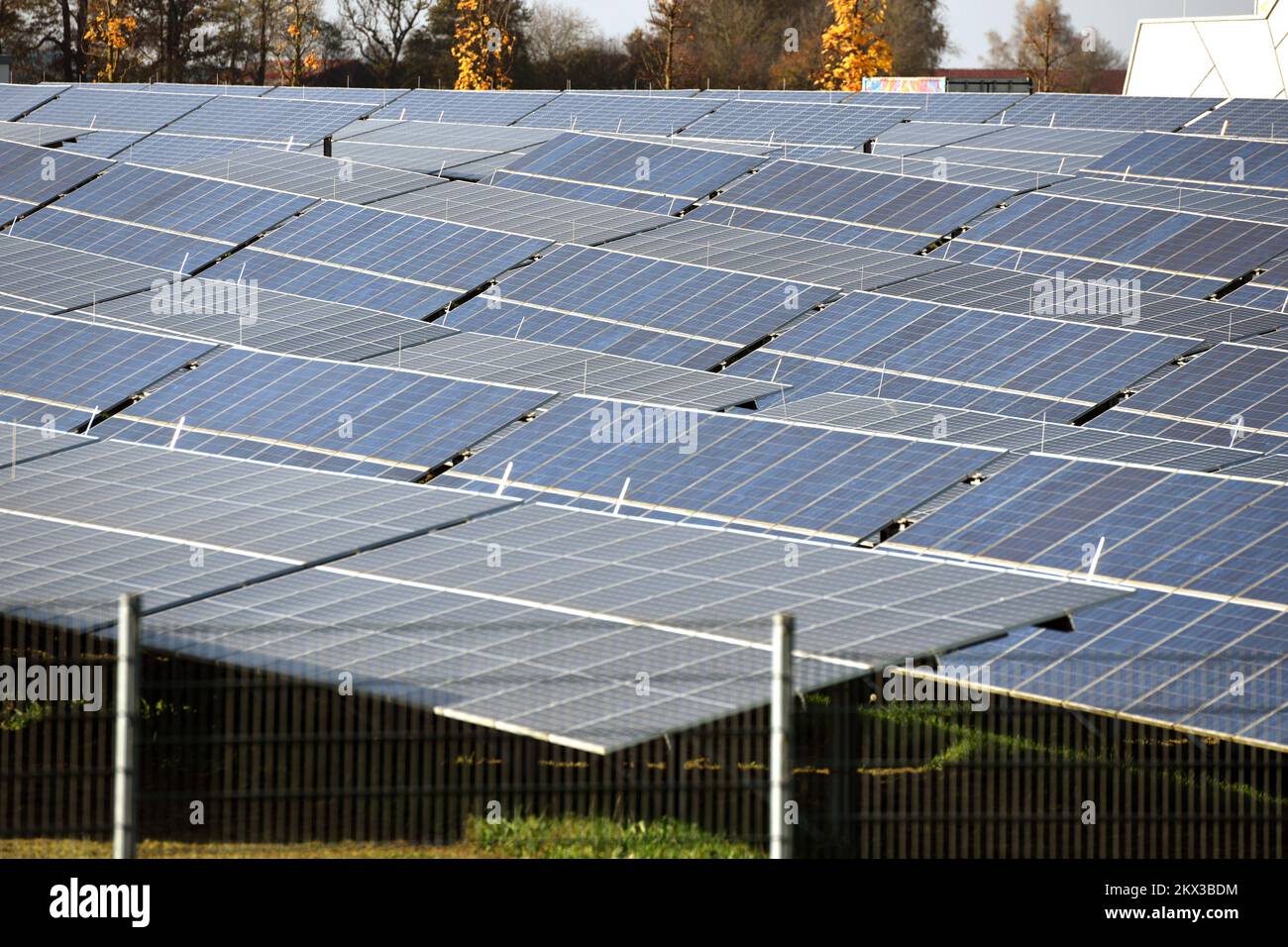 Solar campus with photovoltaic research power plant of EnergieAG in ...