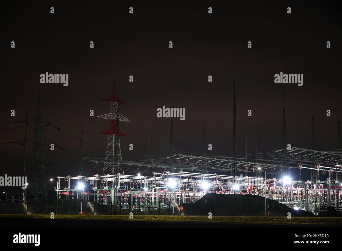 Substation of the Austrian Power Grid in Vienna Stock Photo - Alamy