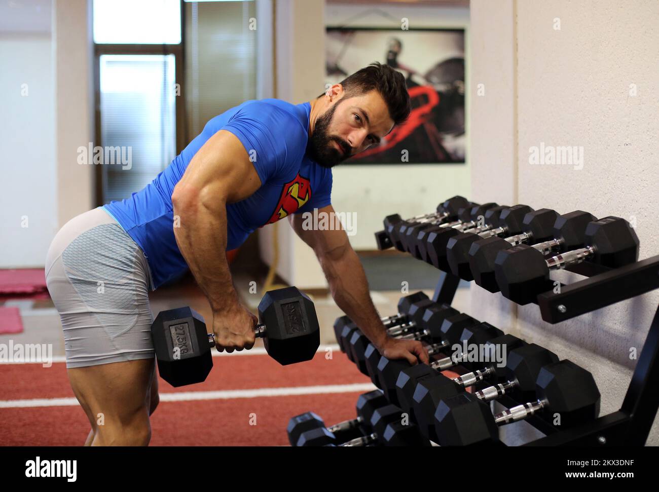 03.10.2017., Croatia, Rijeka - Croatian fitness trainer Sebastian ...