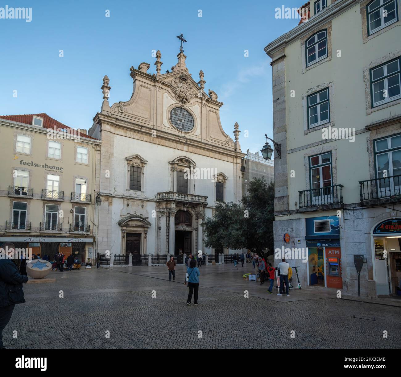 Church of St. Dominic (Igreja de Sao Domingos) - Lisbon, Portugal Stock ...