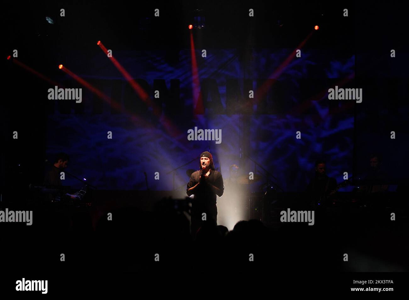 15.12.2017., Zagreb,Croatia - Laibach concert in Tvornica Kulture .The ...