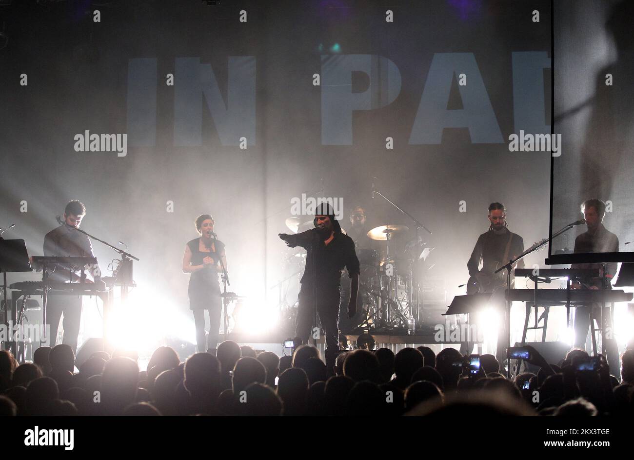 15.12.2017., Zagreb,Croatia - Laibach concert in Tvornica Kulture .The ...