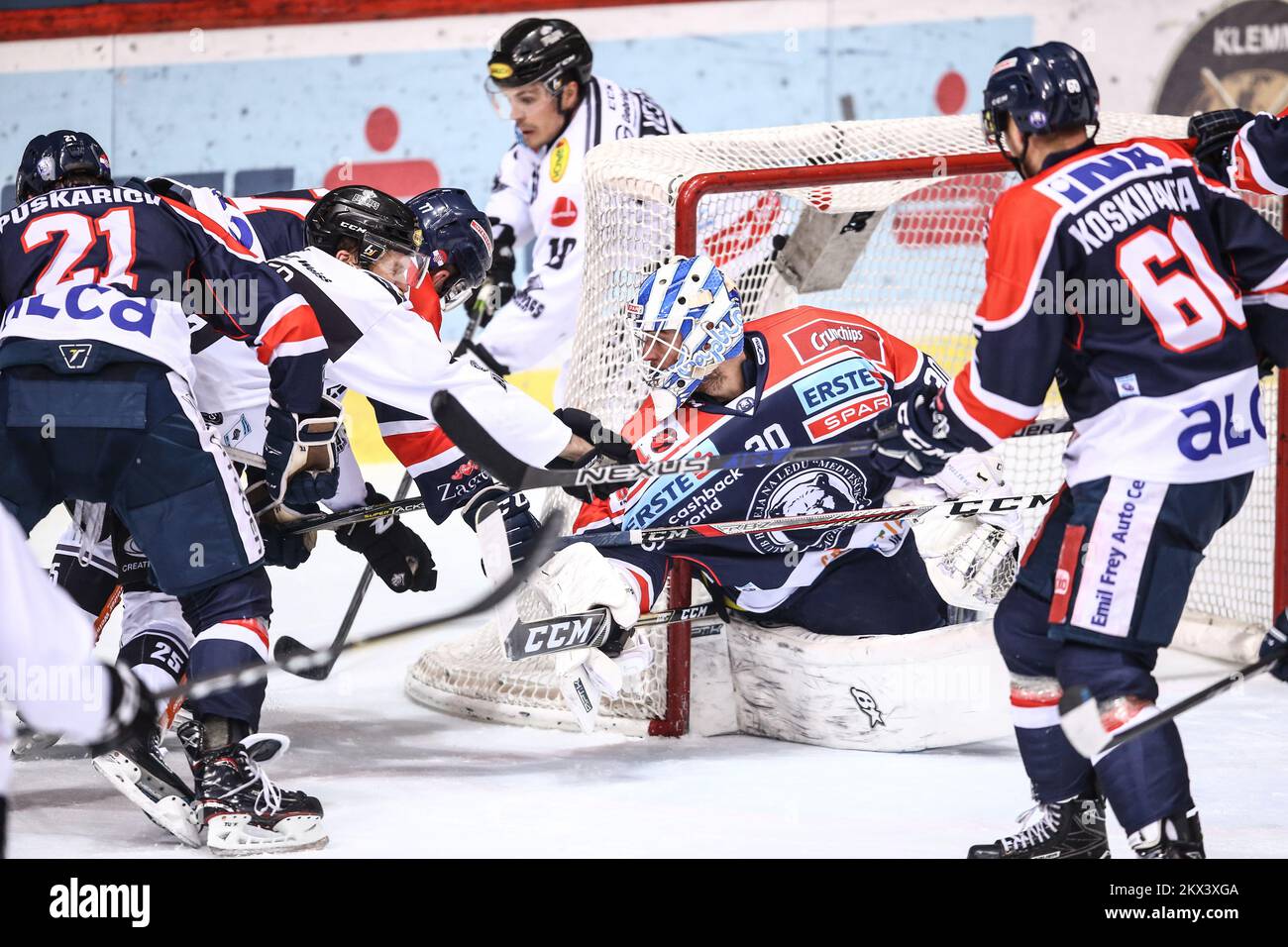 21.12.2017., Dom sportova, Zagreb, Croatia - Erste Bank Eishockey Liga, Round 30, KHL Medvescak ...