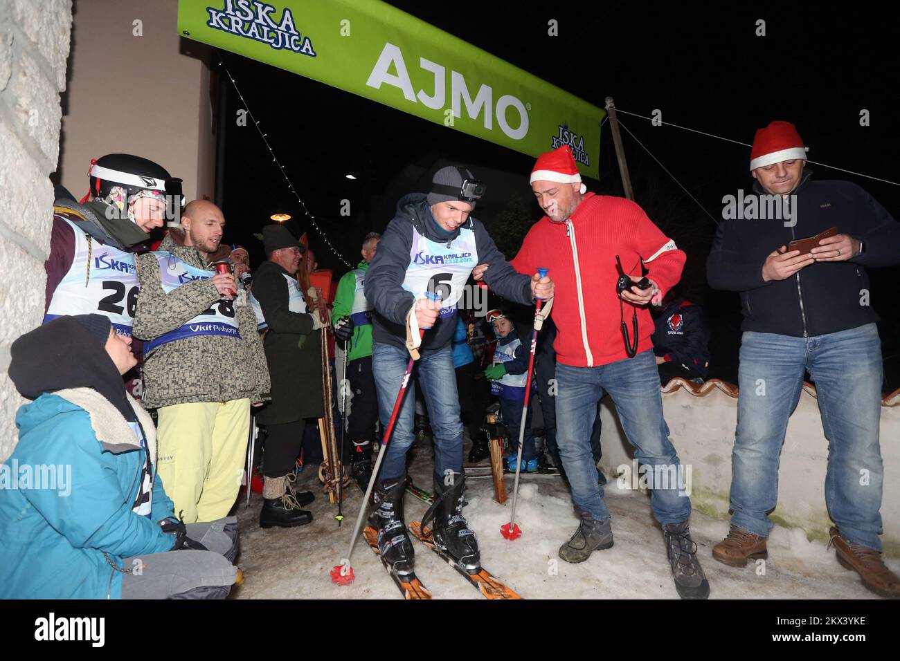 23.12.2017., Iz island, Croatia - A spectacular race on real snow was ...