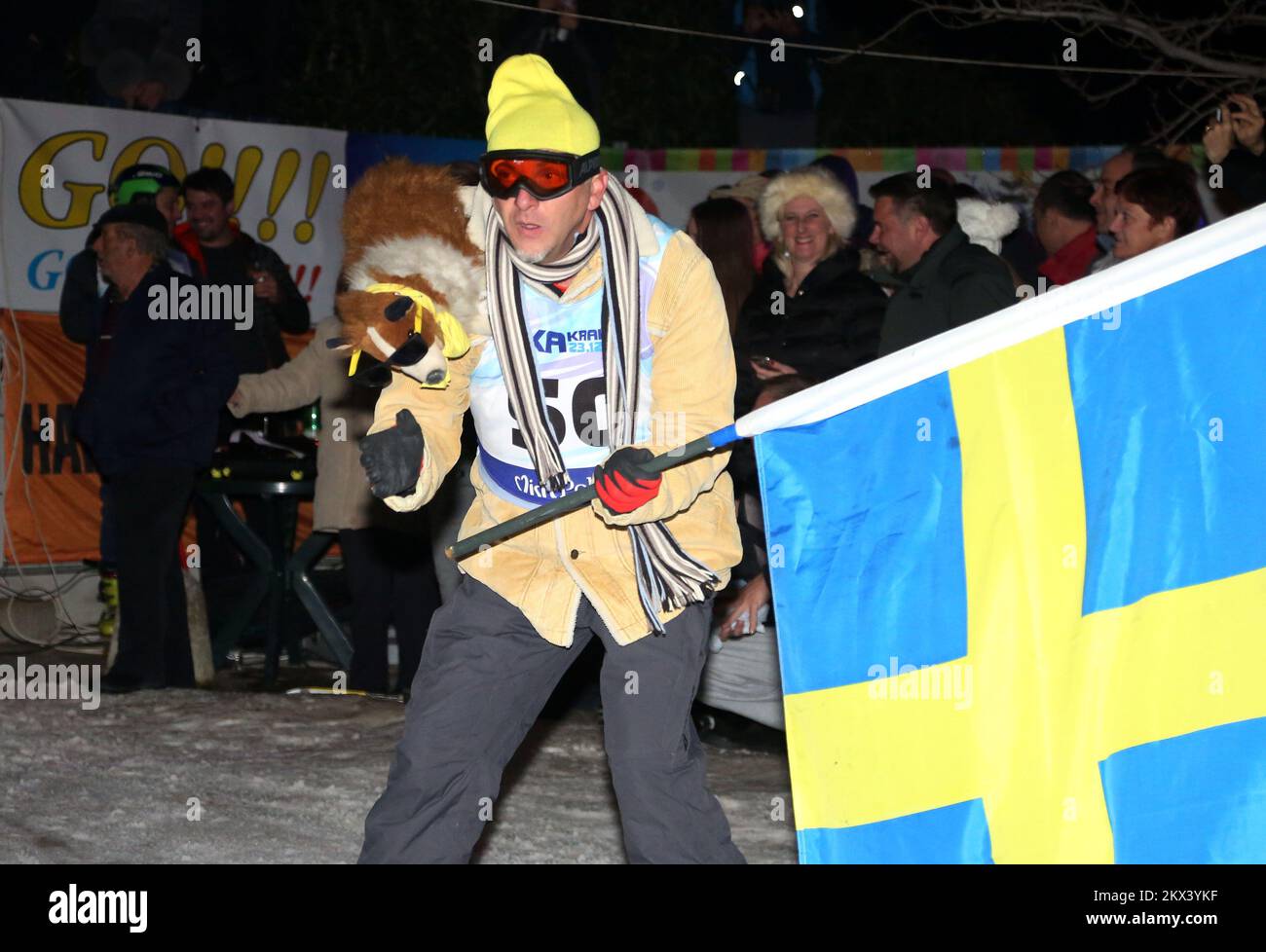 23.12.2017., Iz island, Croatia - A spectacular race on real snow was ...