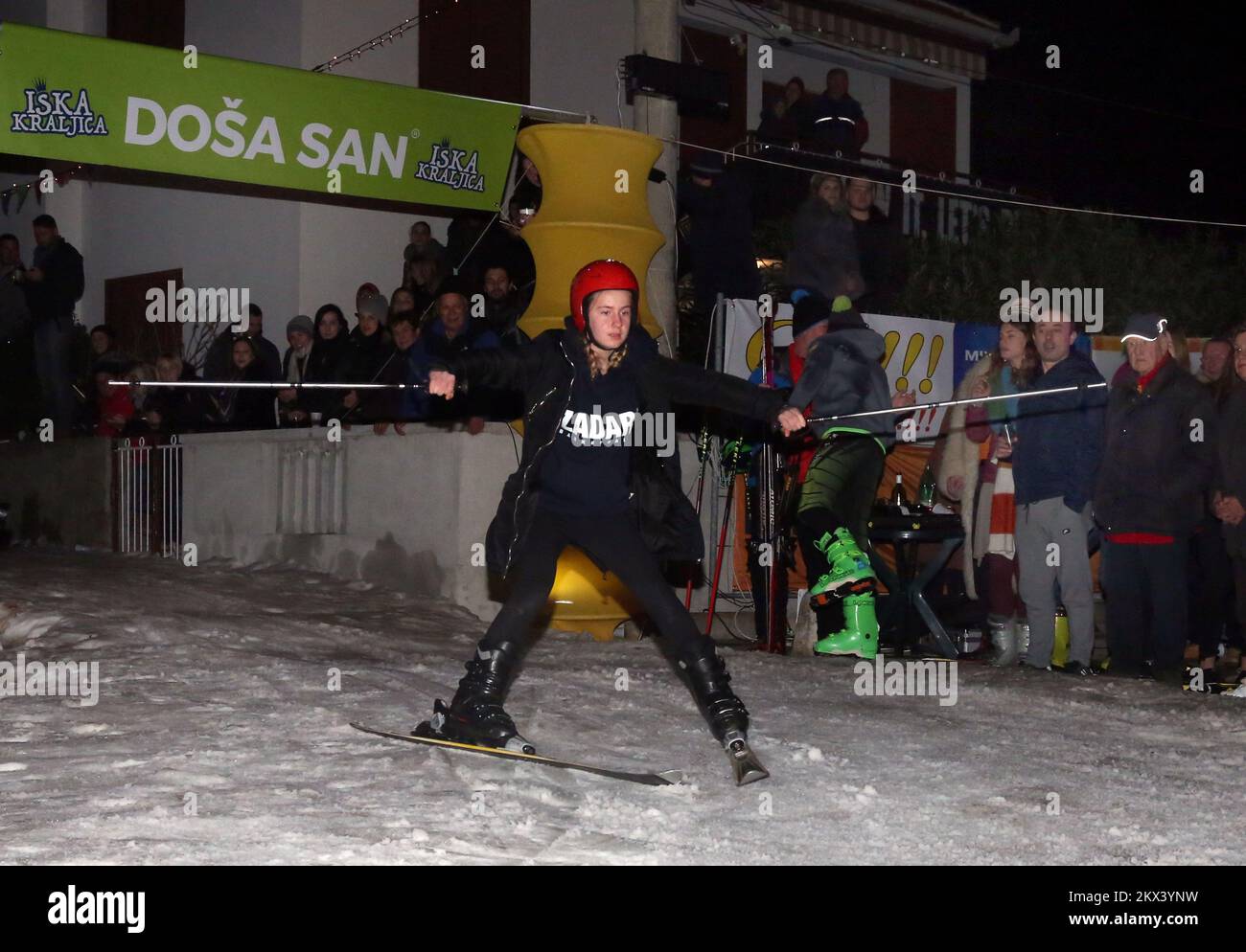 23.12.2017., Iz island, Croatia - A spectacular race on real snow was ...