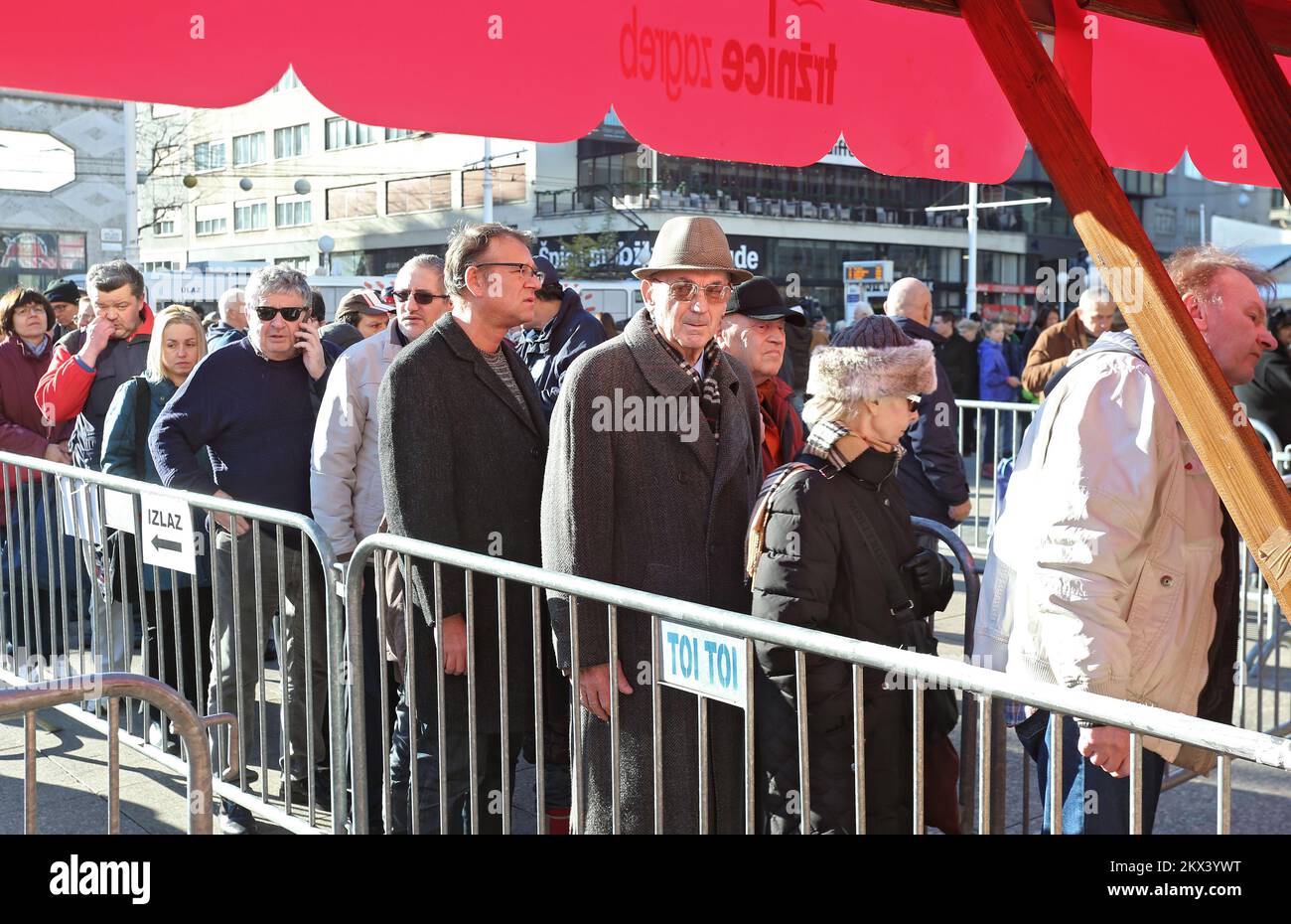 24.12.2017., Zagreb - On the eve of Christmas on the square Ban Josip ...
